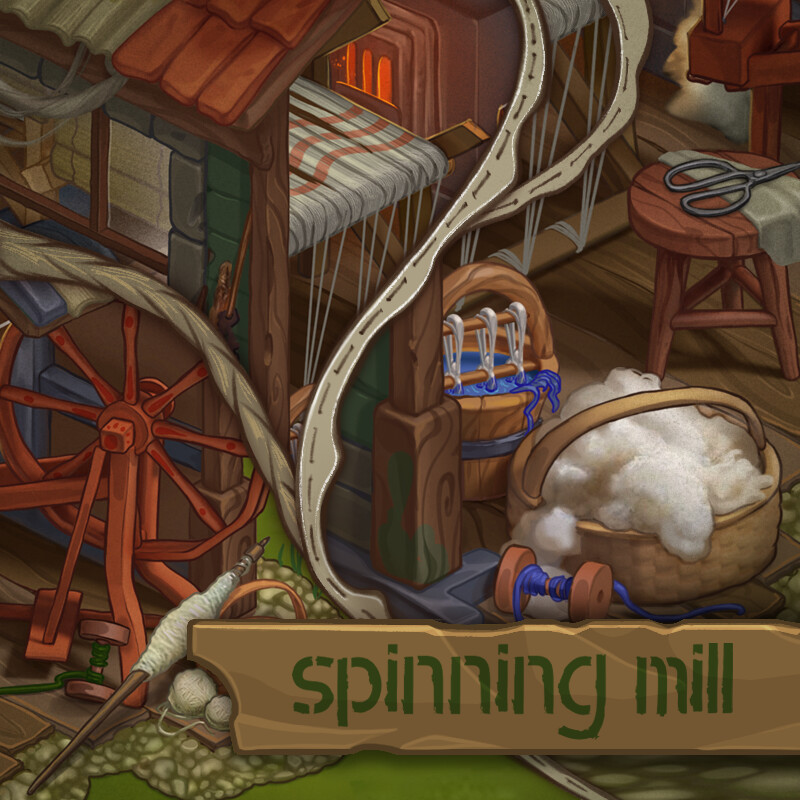 ArtStation - Spinning Mill