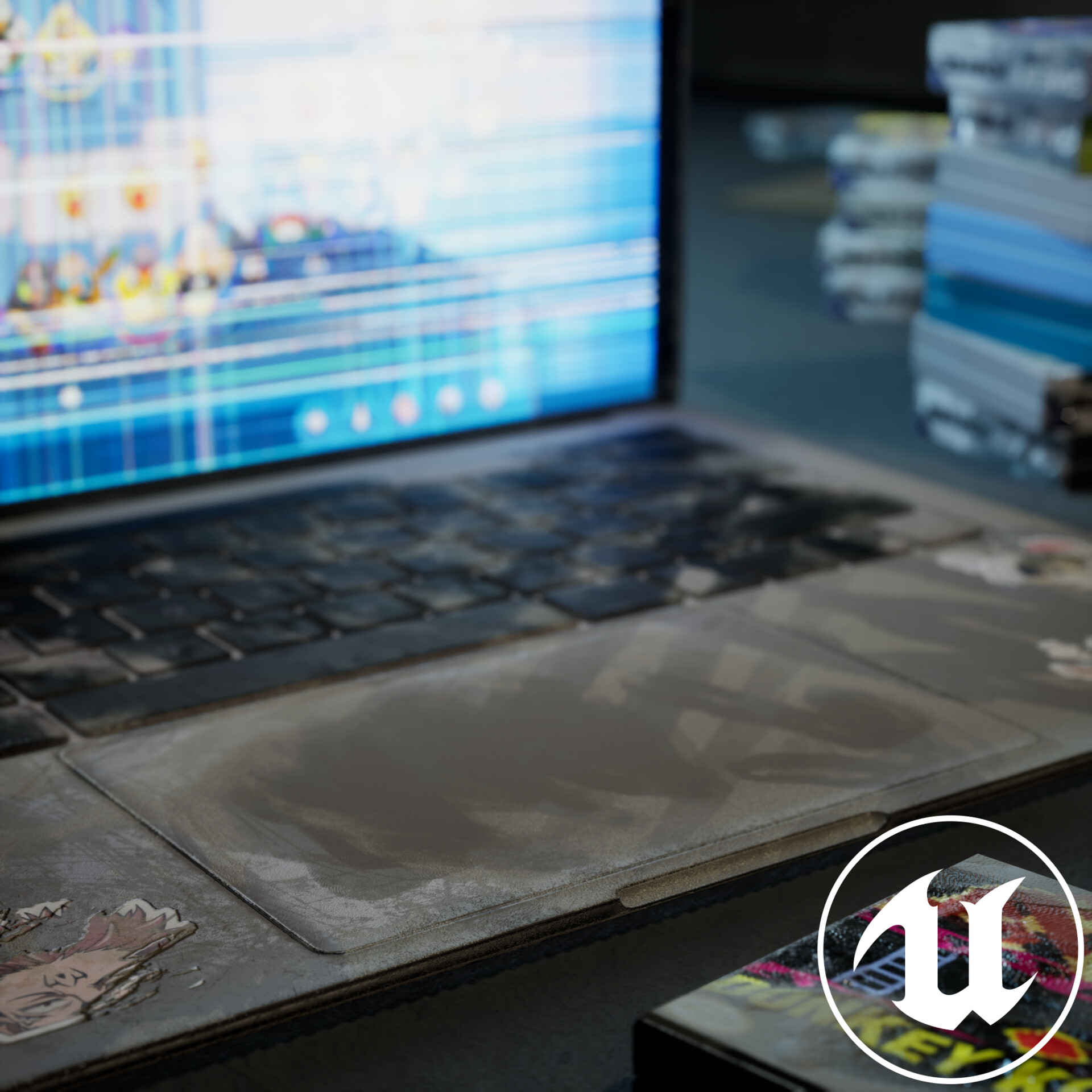 ArtStation - Dirty MacBook