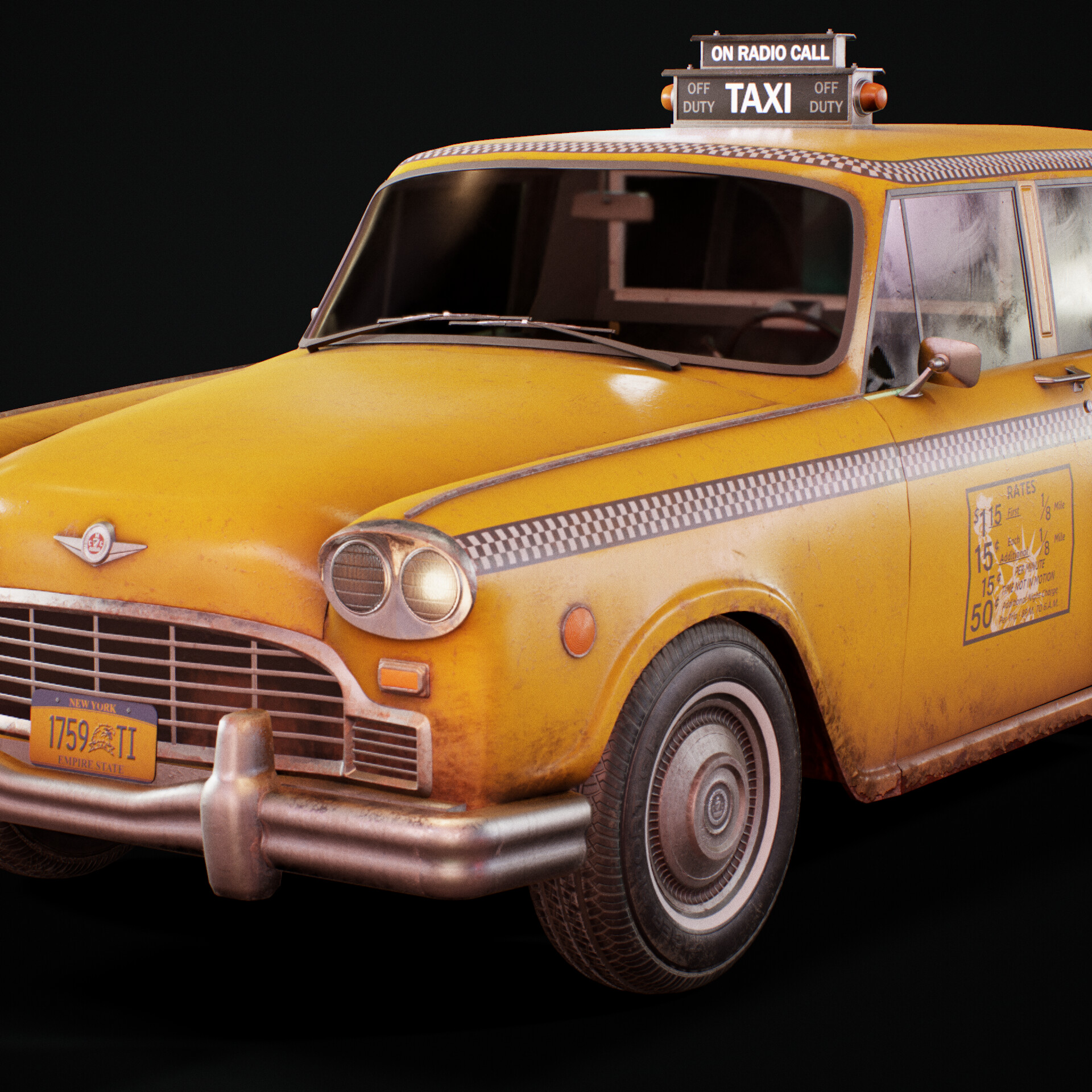ArtStation - Checker Marathon Taxi