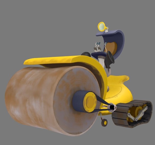 ArtStation - Steam Roller