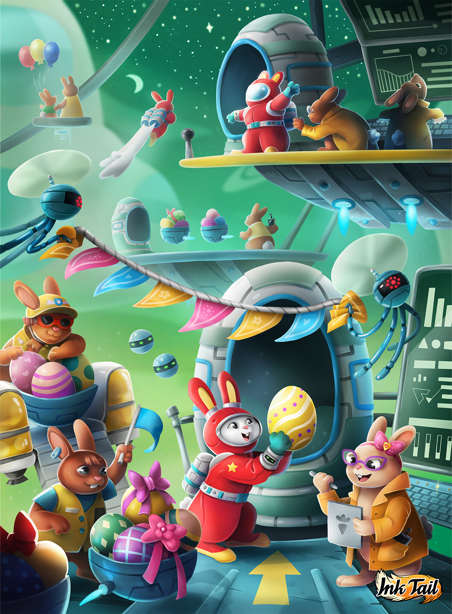 ArtStation - Ink Tail Illustrations 1