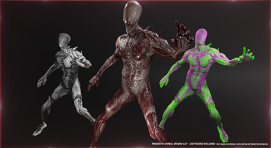 ArtStation - Mutant Creature 01 - Game Assets