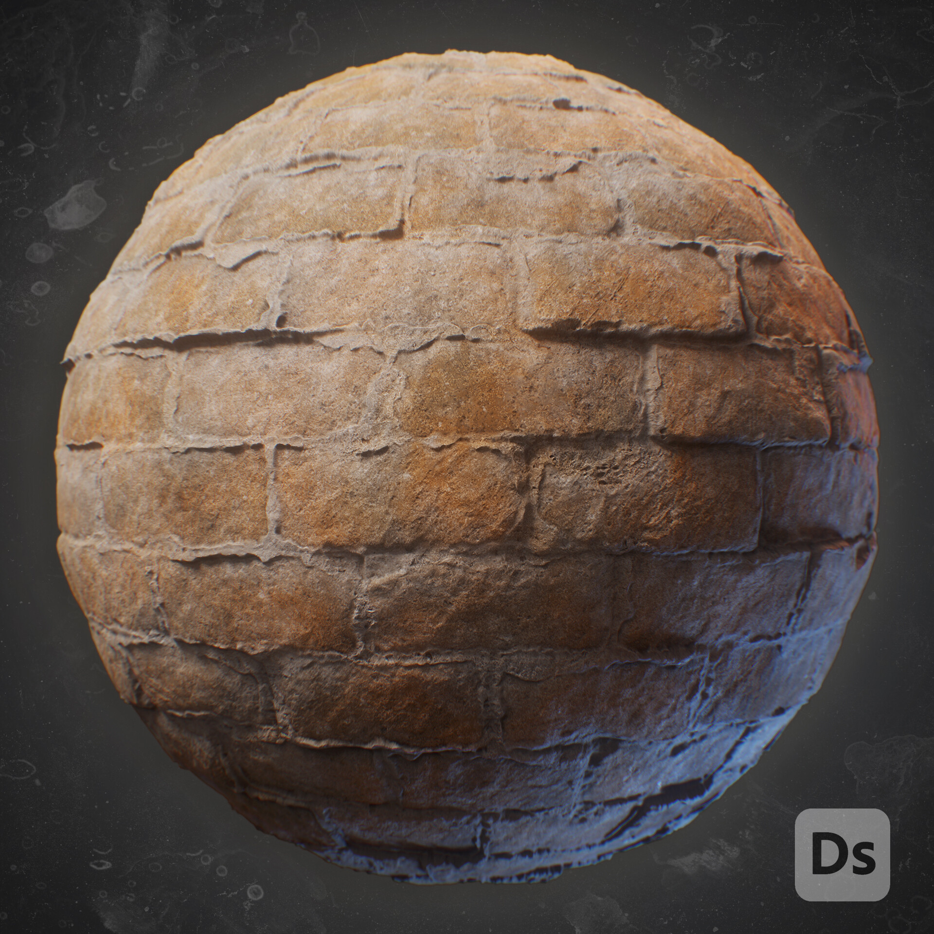 ArtStation - Desert Brick Wall