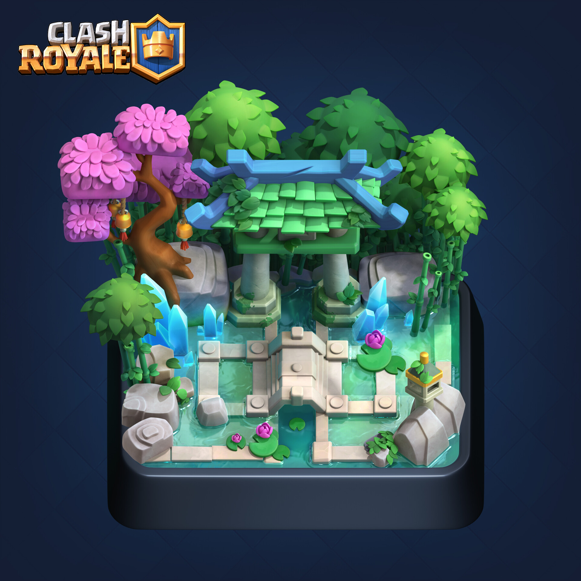 ArtStation - Clash Royale | Silent Sanctuary Arena