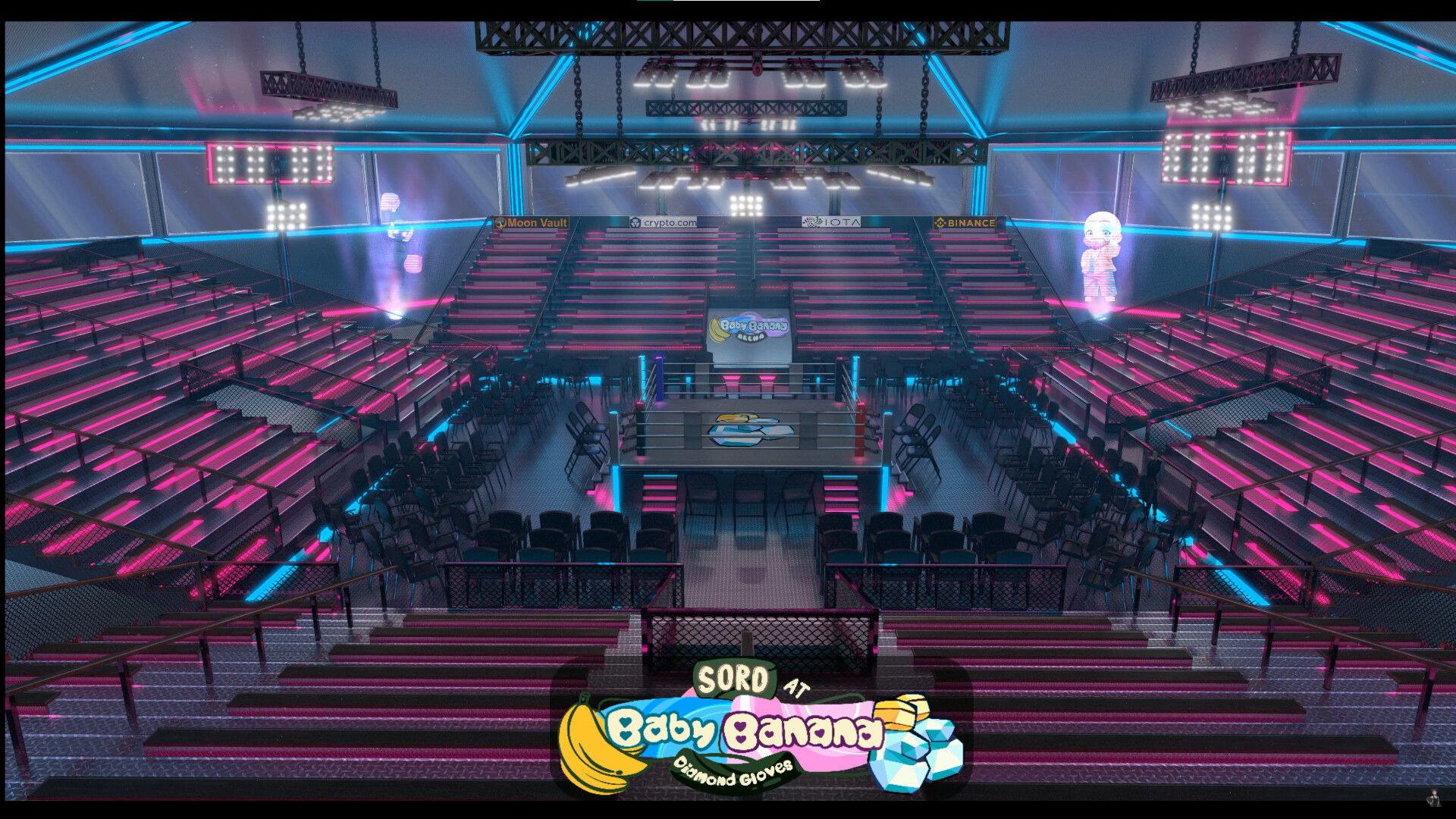 ArtStation - Pre-rendered Game Background - The Final Boxing Arena