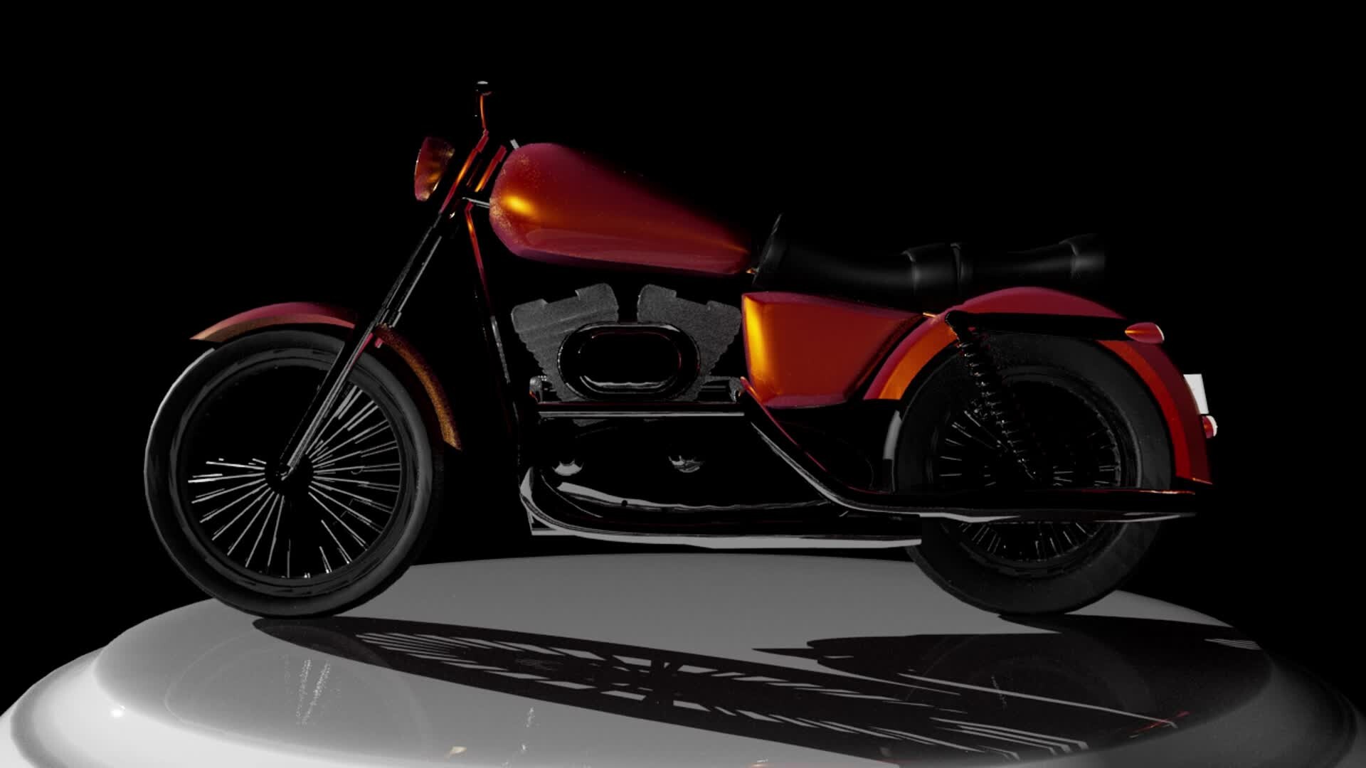 ArtStation - Motorcycle Turntable