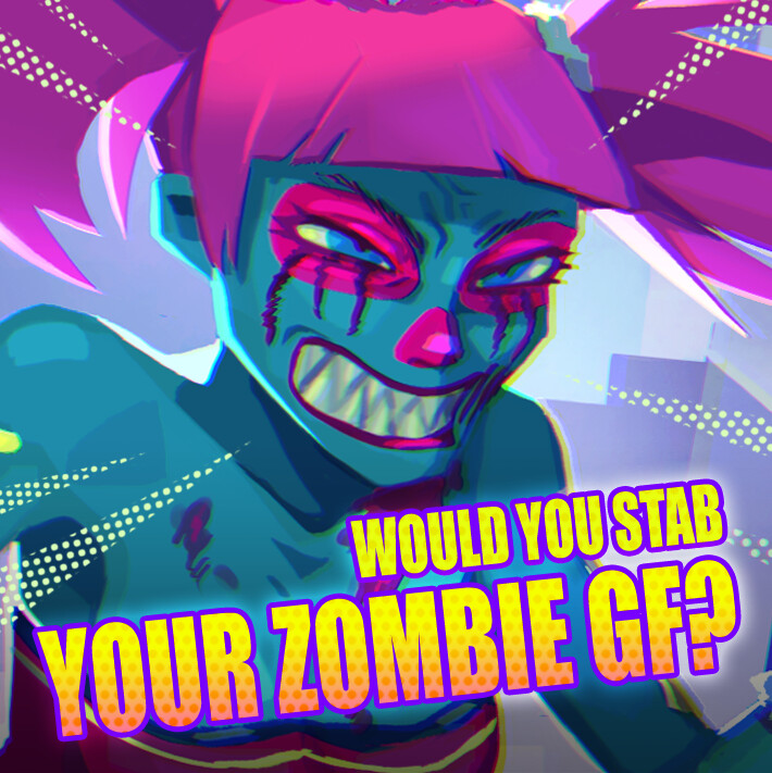 ArtStation - Would You Stab Your Zombie GF?