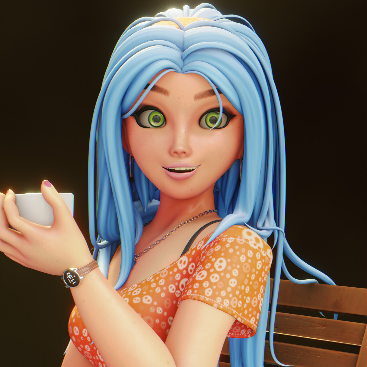 ArtStation - Lola Lux - Coffee Time