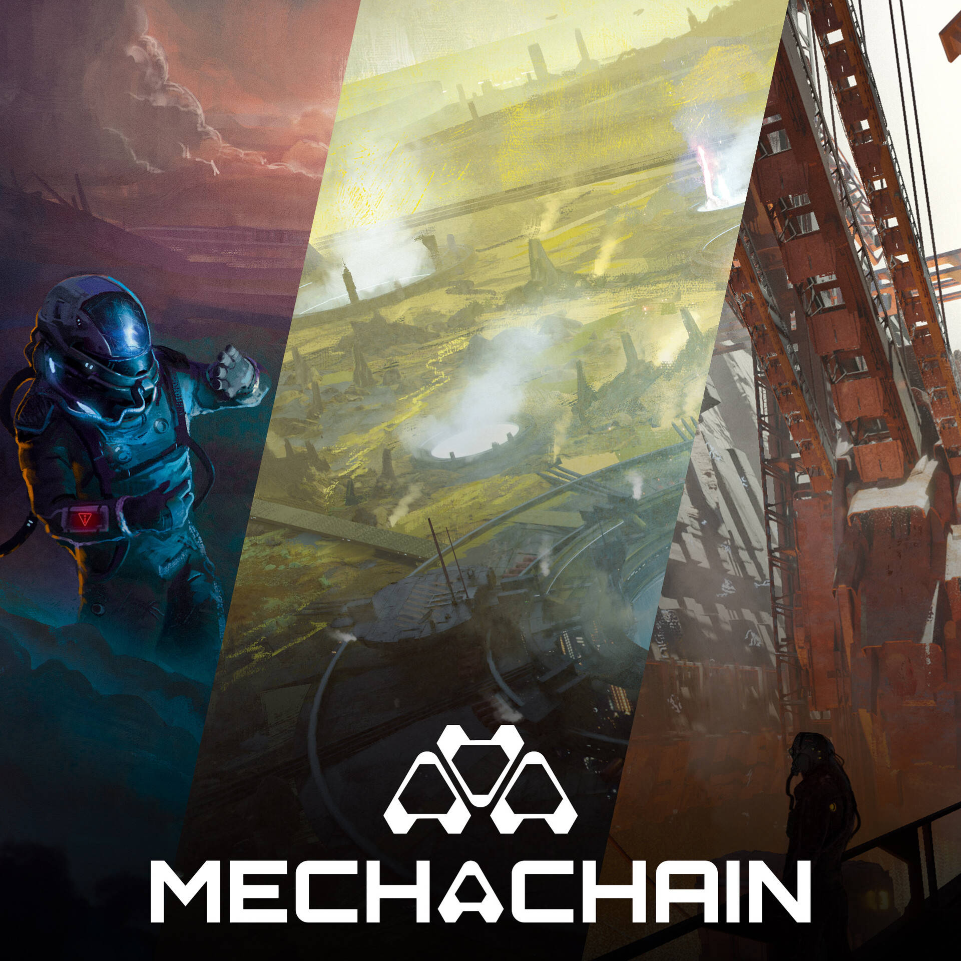 ArtStation - Mechachain - Mining Planet