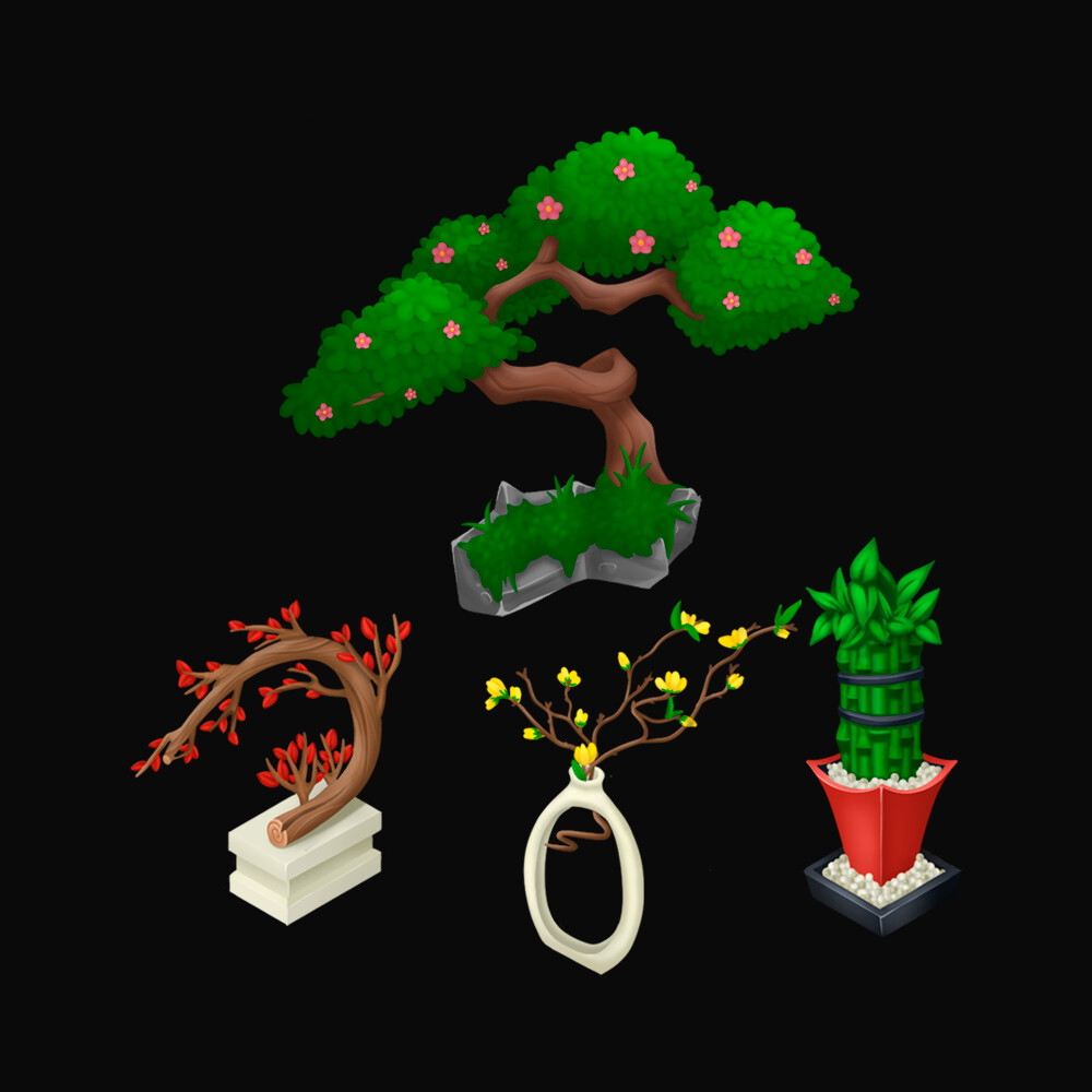 ArtStation - Casual plant props