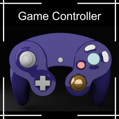 ArtStation - 3D Model Of Game Controller