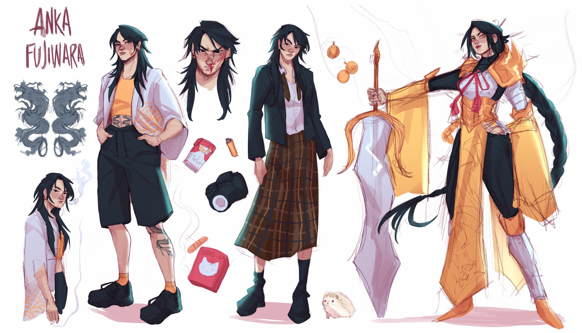 ArtStation - 𝐀𝐂 - Anka Character design