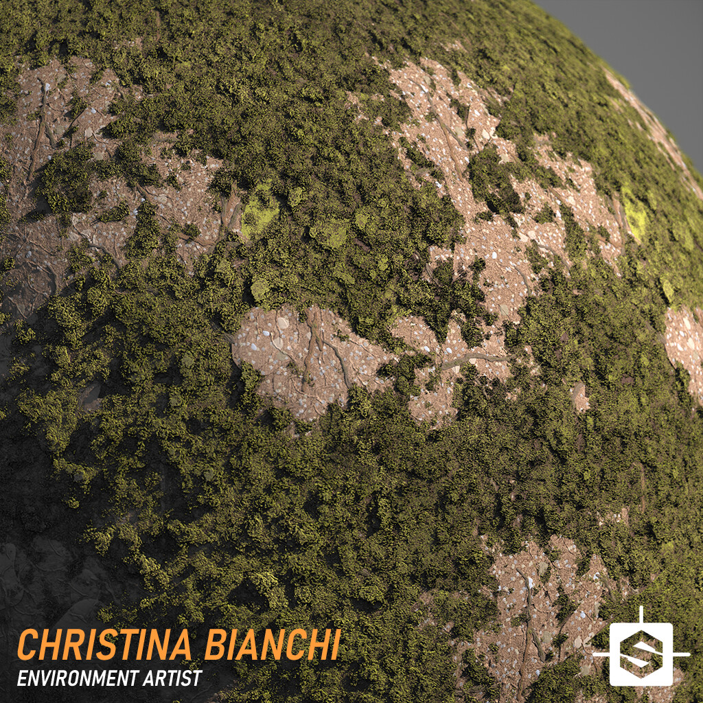 ArtStation - Mossy Ground - Realistic Material