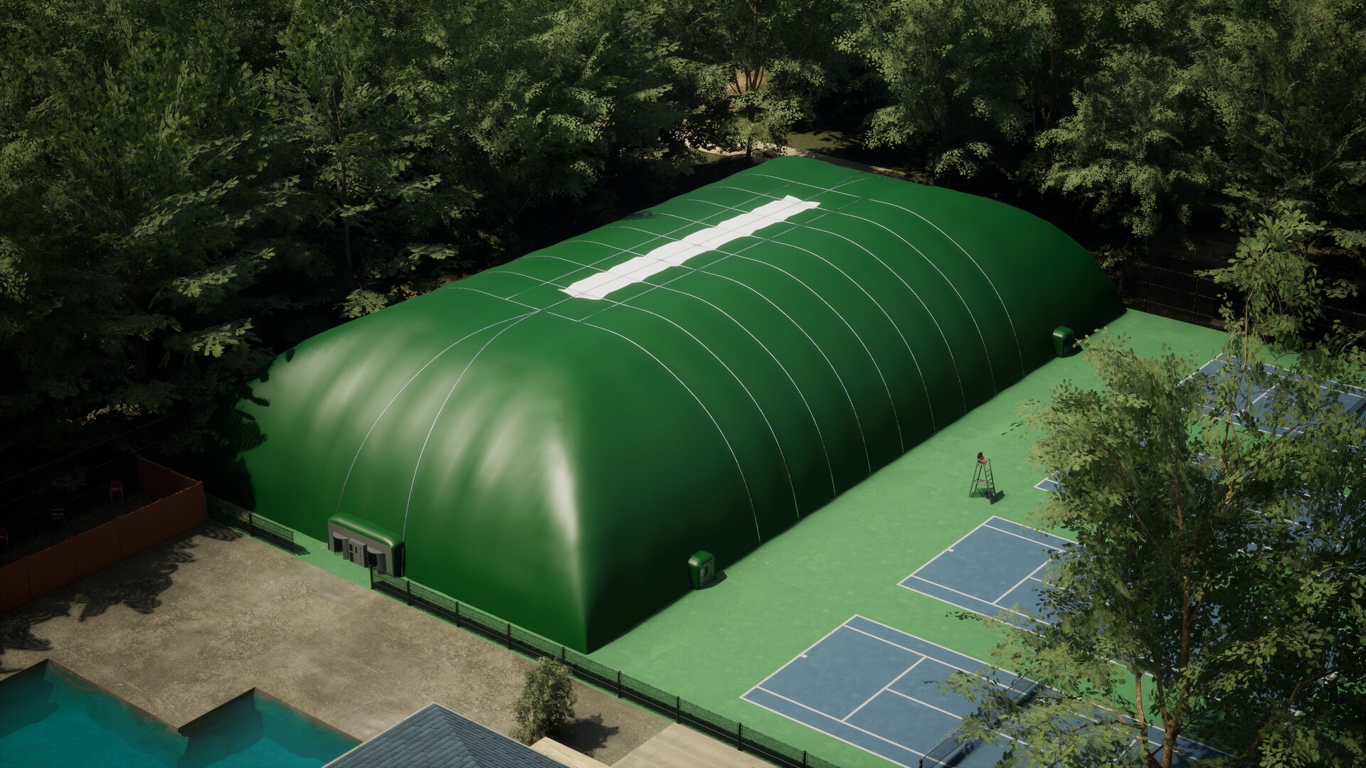 ArtStation - Air Structure Domes