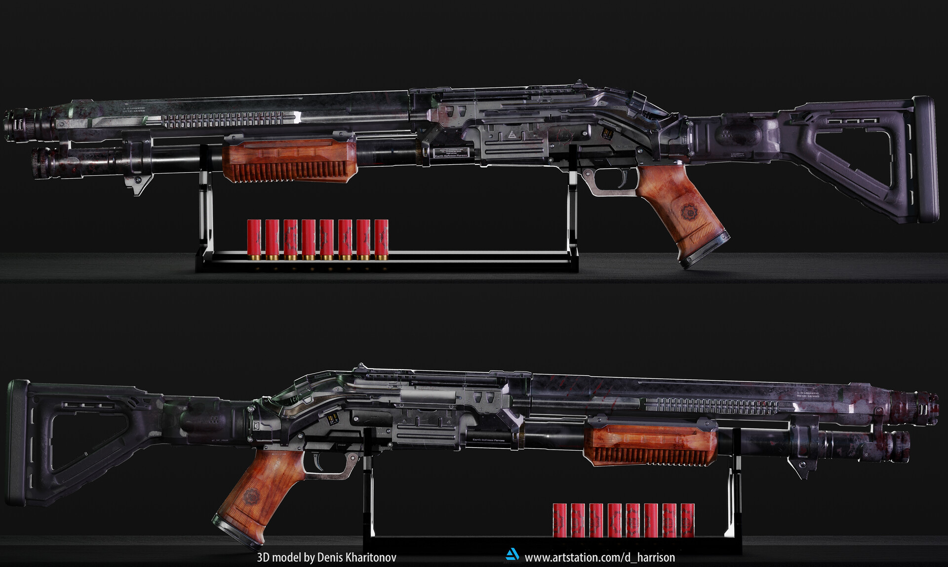 ArtStation - Serious Sam Inspired Shotgun