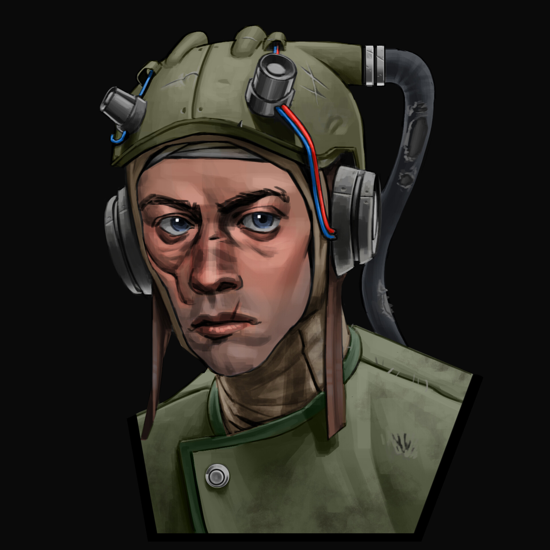 ArtStation - Sci-fi Jarhead Sketch