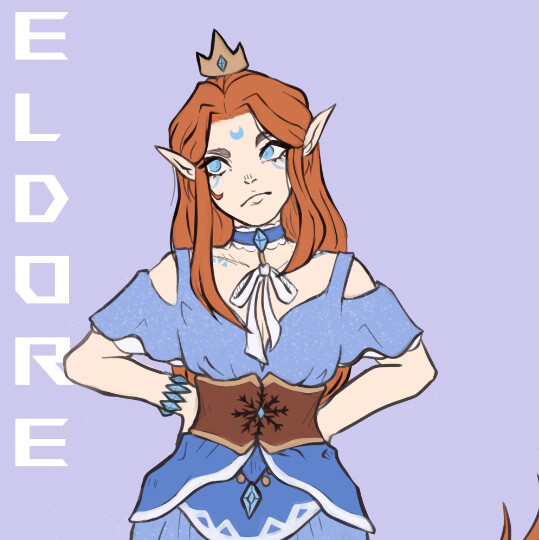 ArtStation - Eldore, Goddess of Ice