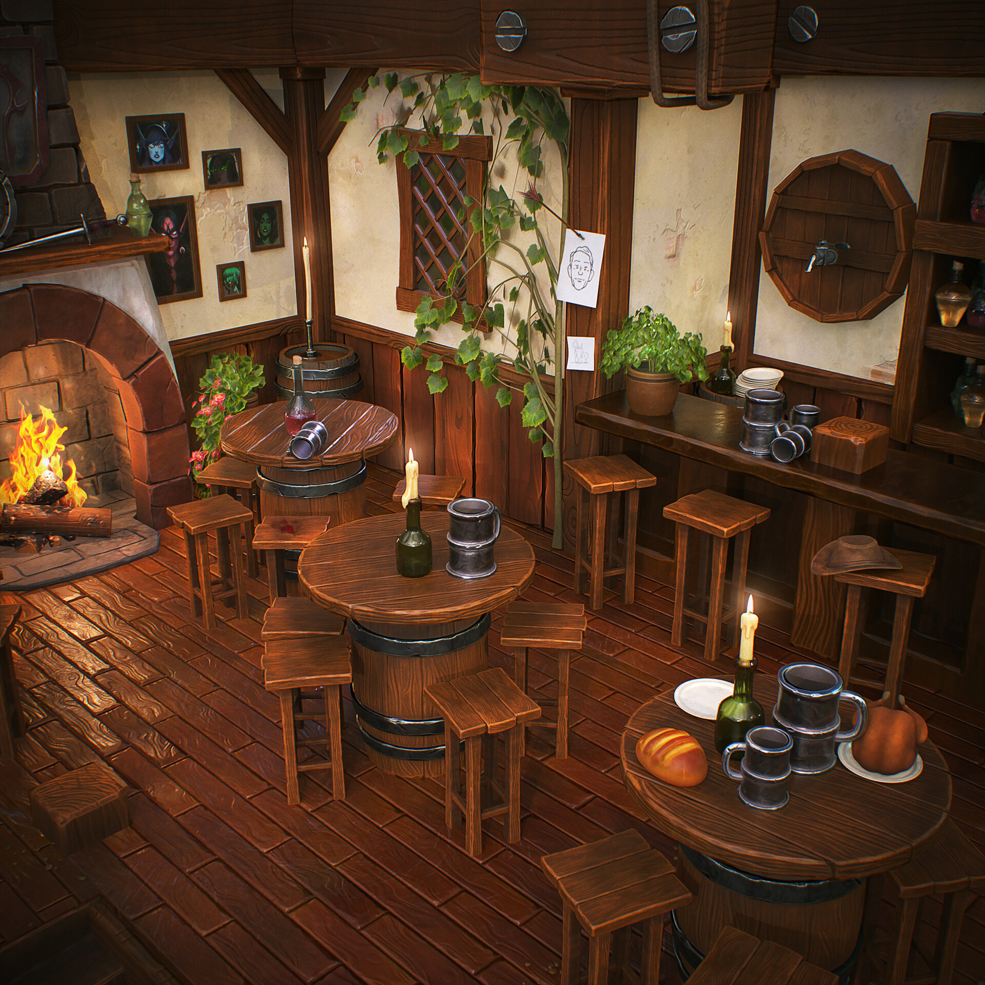 ArtStation - The Tavern