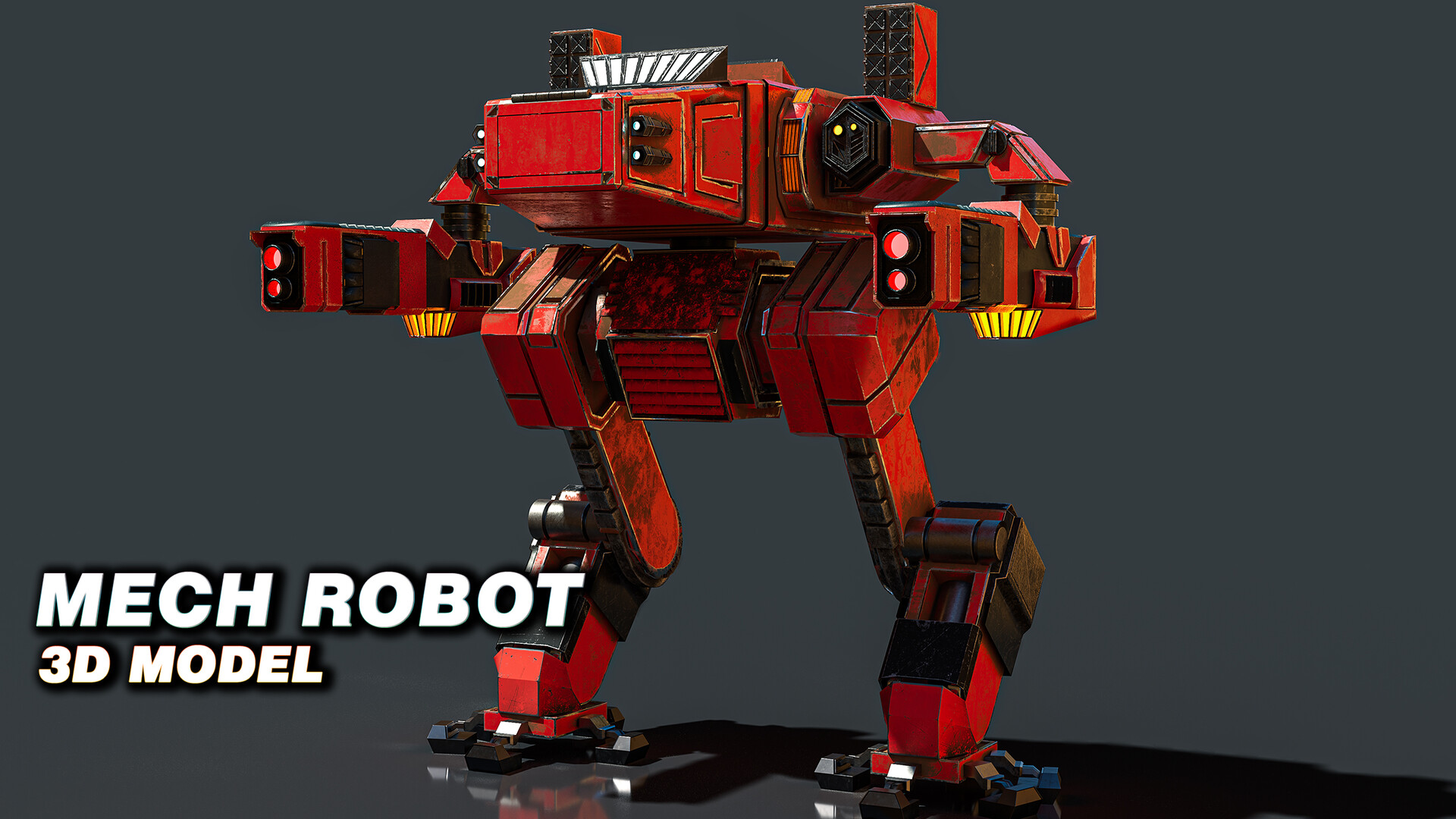 ArtStation - MECH MILITARY ROBOT