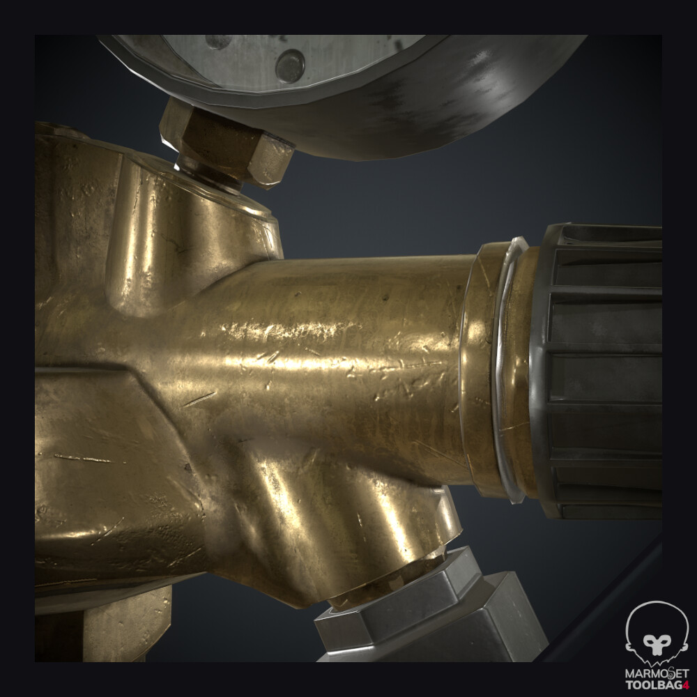 ArtStation - Pressure Regulator - Manometer