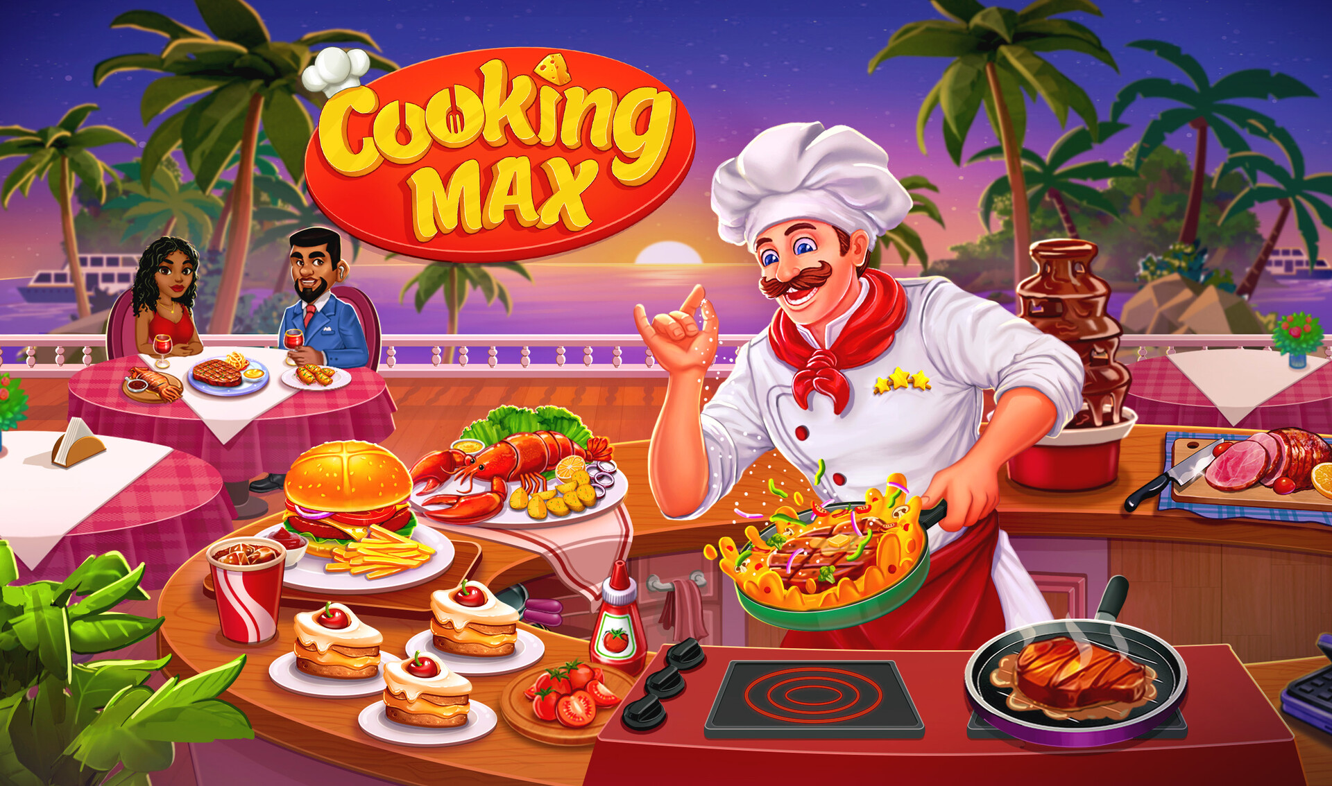 ArtStation - 2D game art- Cooking Max