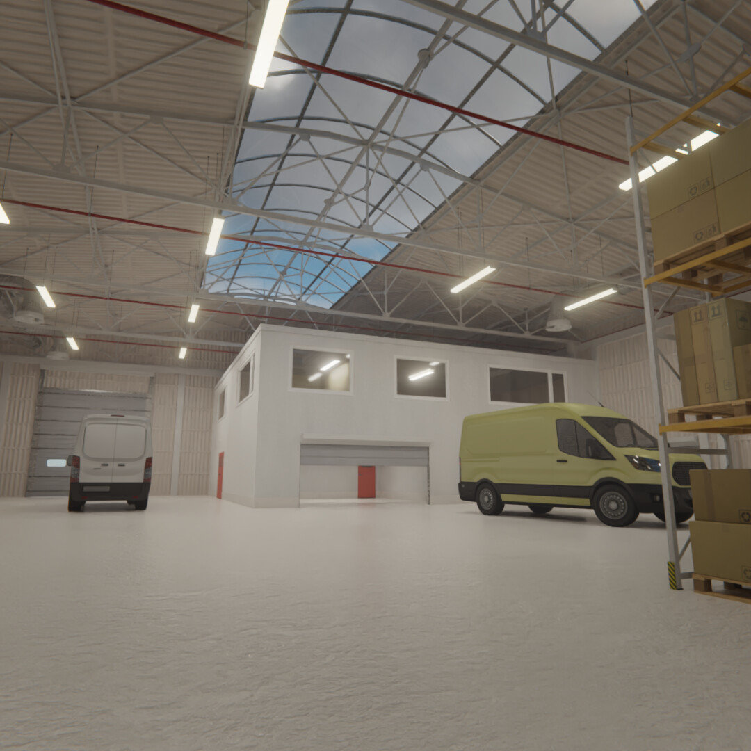 ArtStation - Warehouse visualization