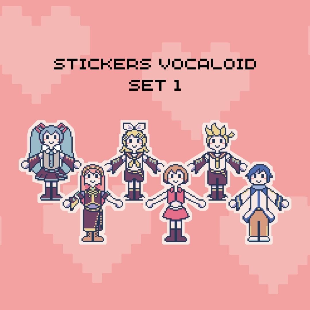 ArtStation - Pixel Art: Vocaloid: Stickers