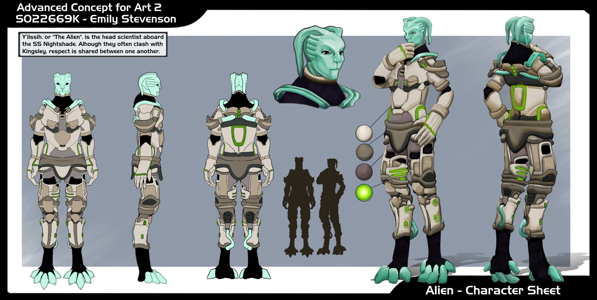 ArtStation - SS Nightshade Character Concept