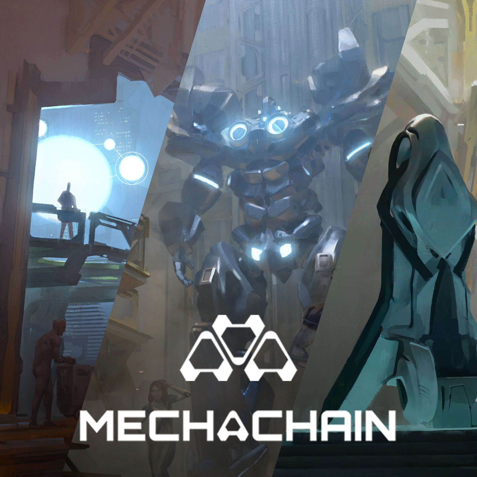 ArtStation - Mechachain : Mechas and interiors