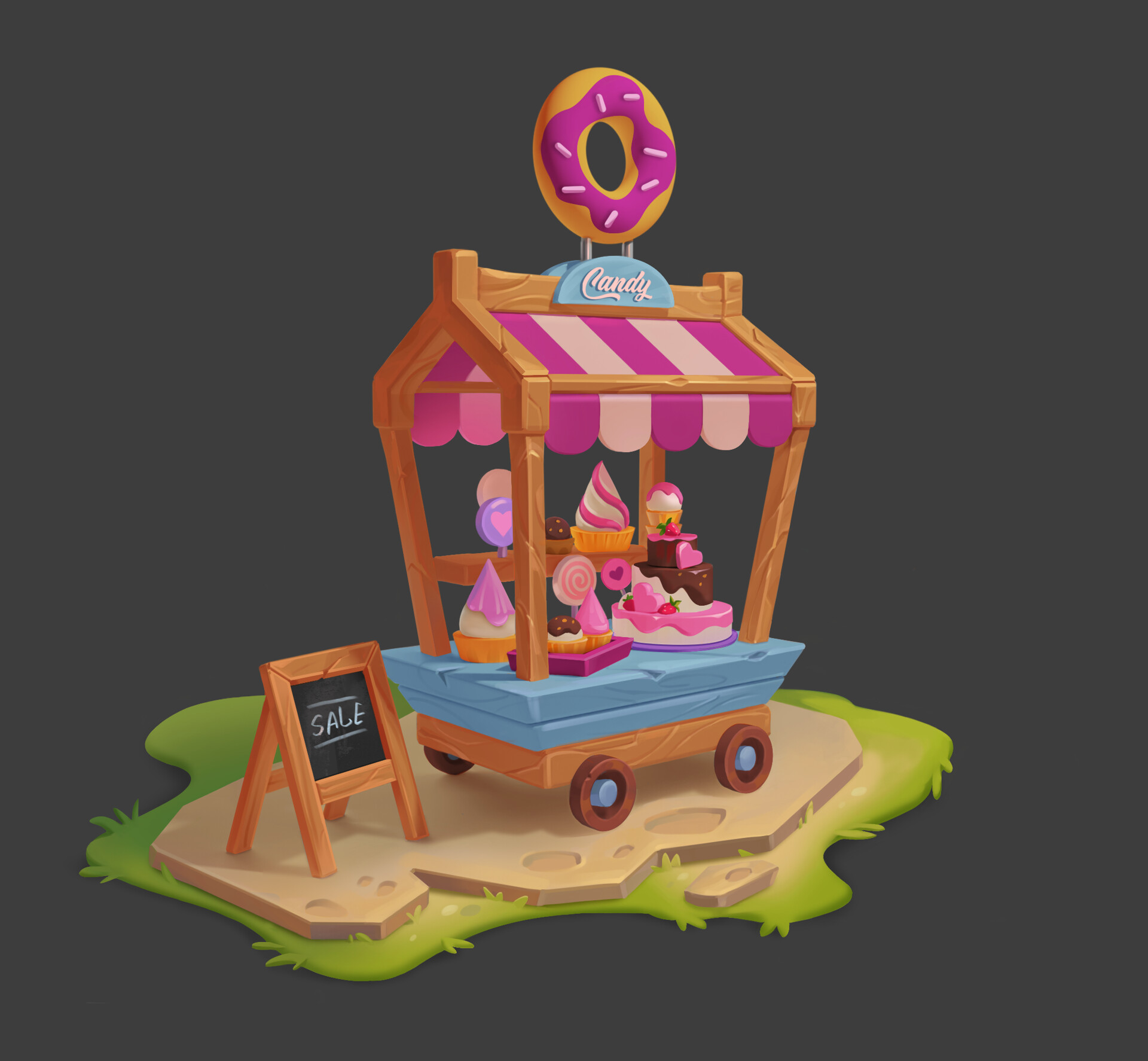ArtStation - Candy Shop