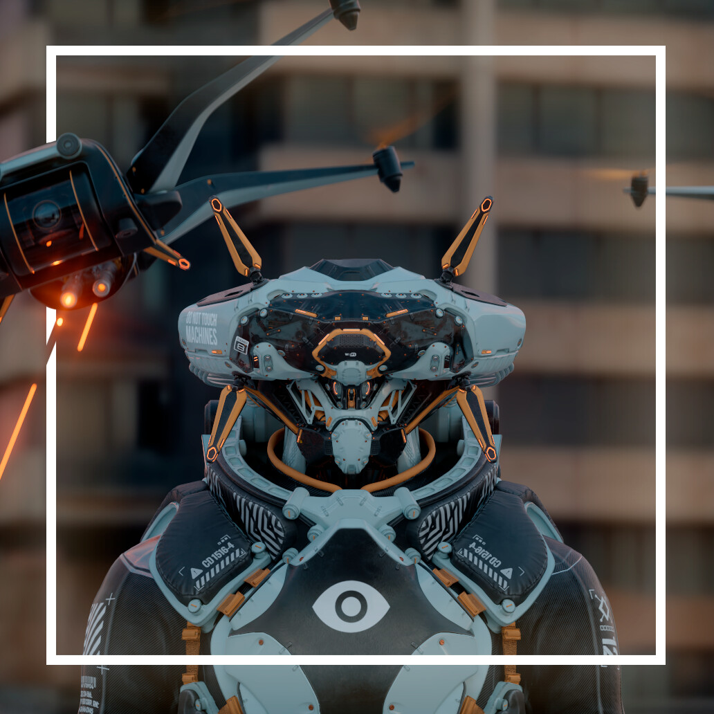 ArtStation - DRONEMAN drone controling character