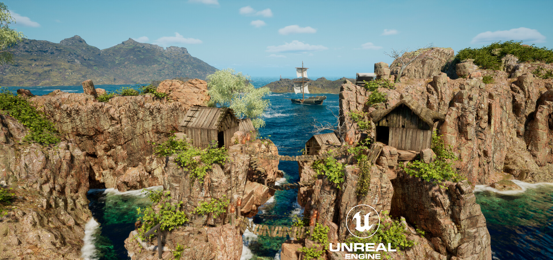 ArtStation - Abandoned cliffs Unreal Engine 5 Lumen Nanite Quixel