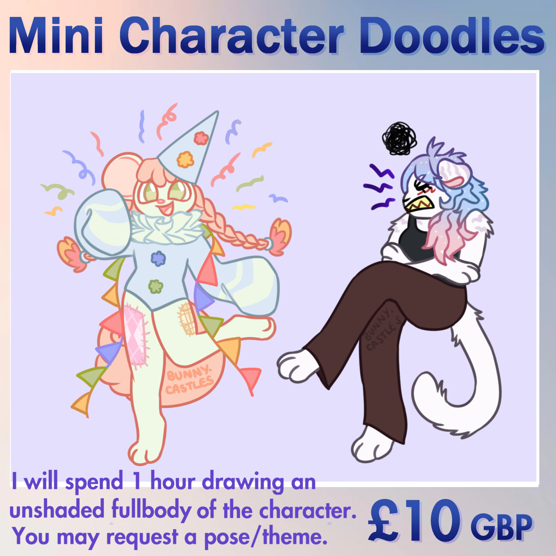 ArtStation - Mini Character Doodle Commissions