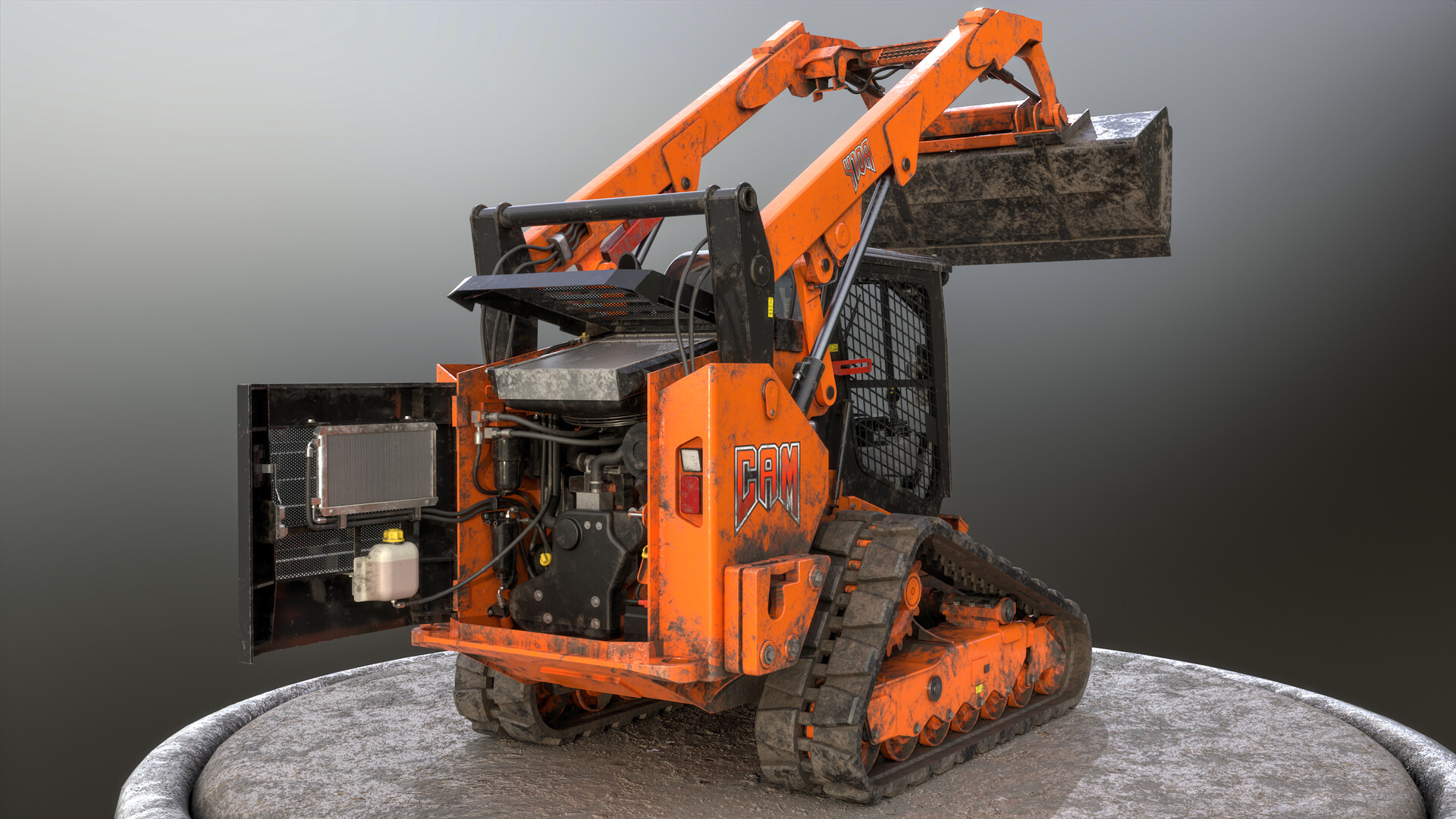 ArtStation - CAM 410A Compact Track Loader