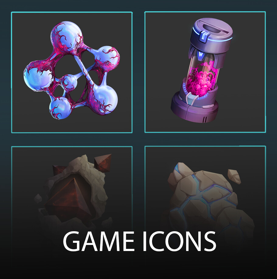 ArtStation - Game icons / Sci-fi Resource Pack