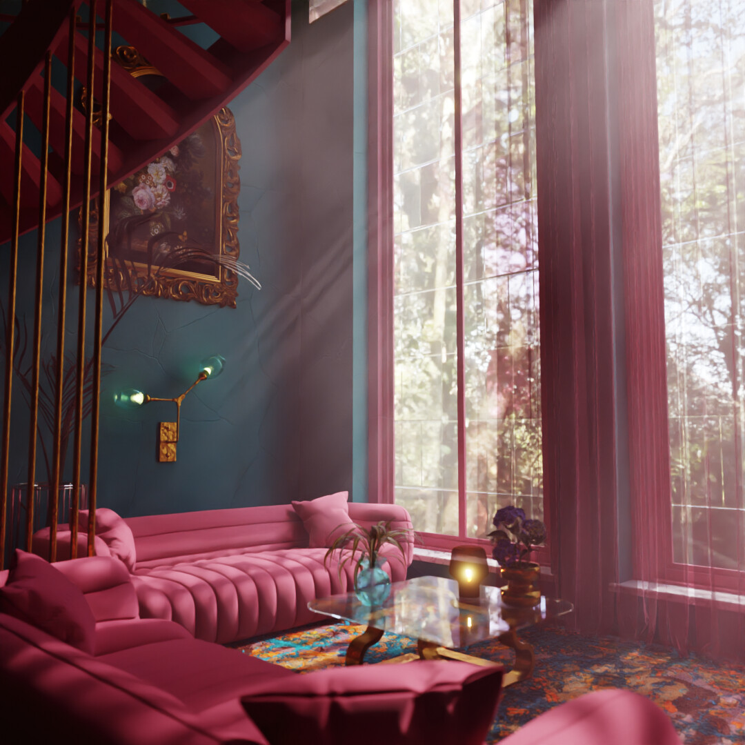 ArtStation - Pink Room