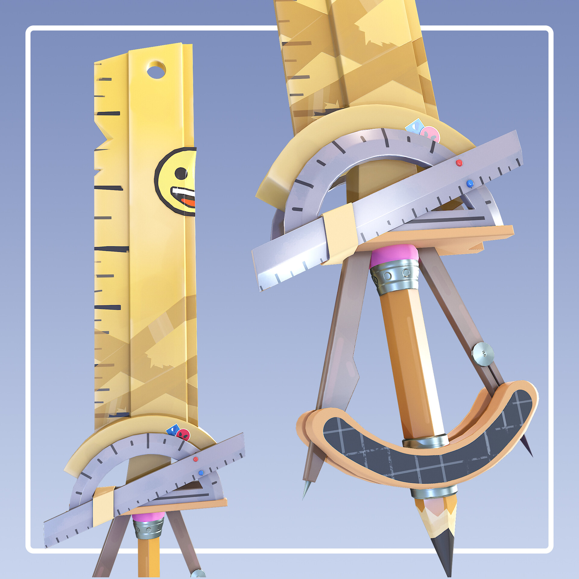 ArtStation - Geometry Sword Model