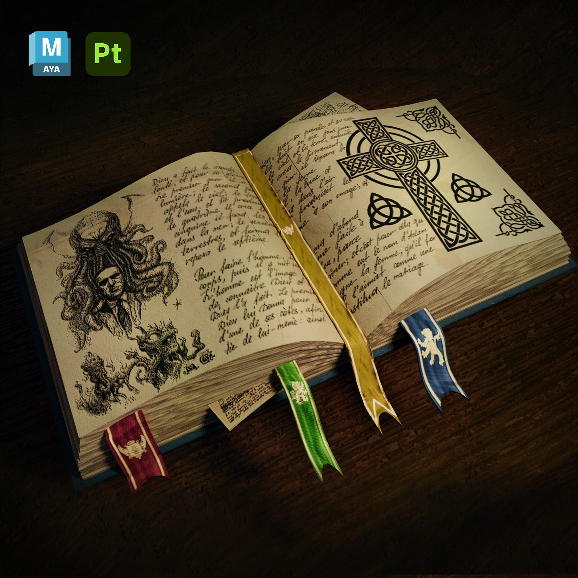 ArtStation - Old Magic Book
