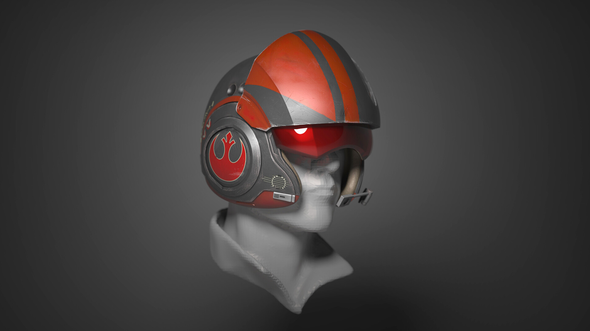 ArtStation - Poe Dameron Helmet