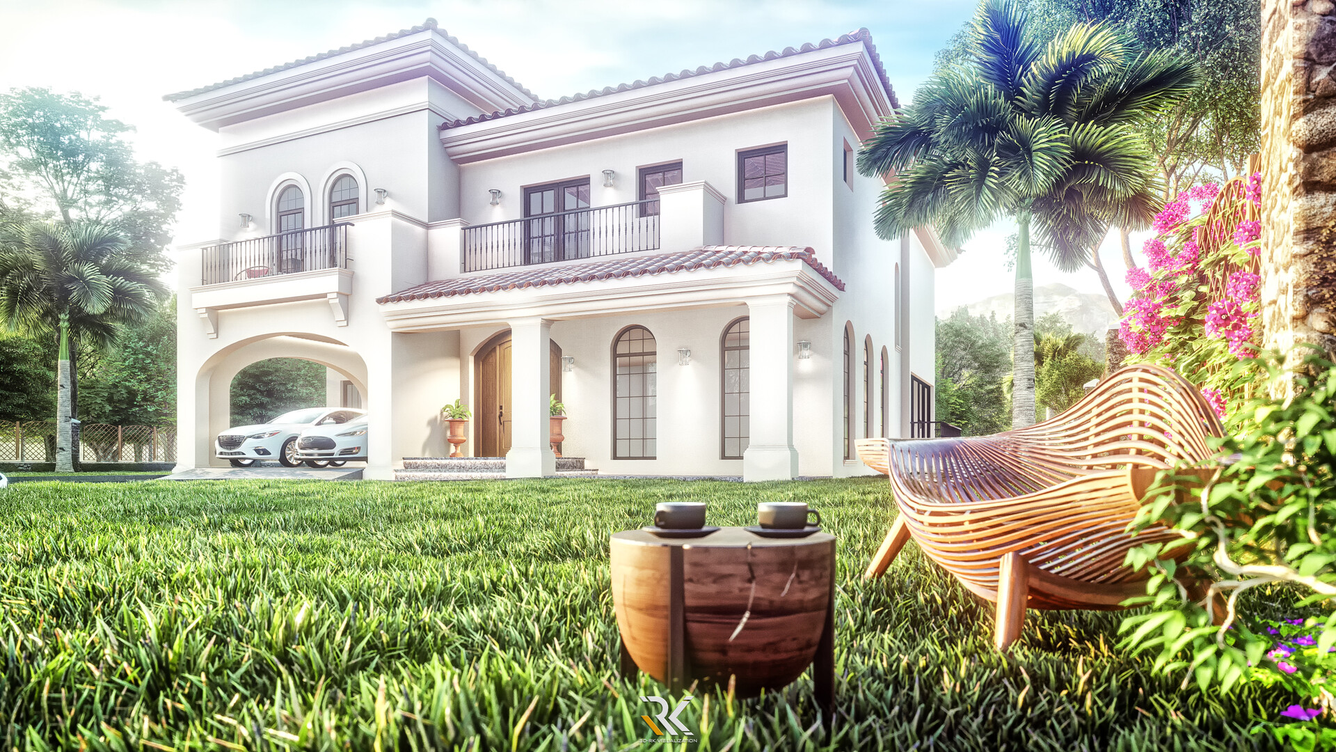 ArtStation - Villa Farm House_3DArchitecturalVisualizing.