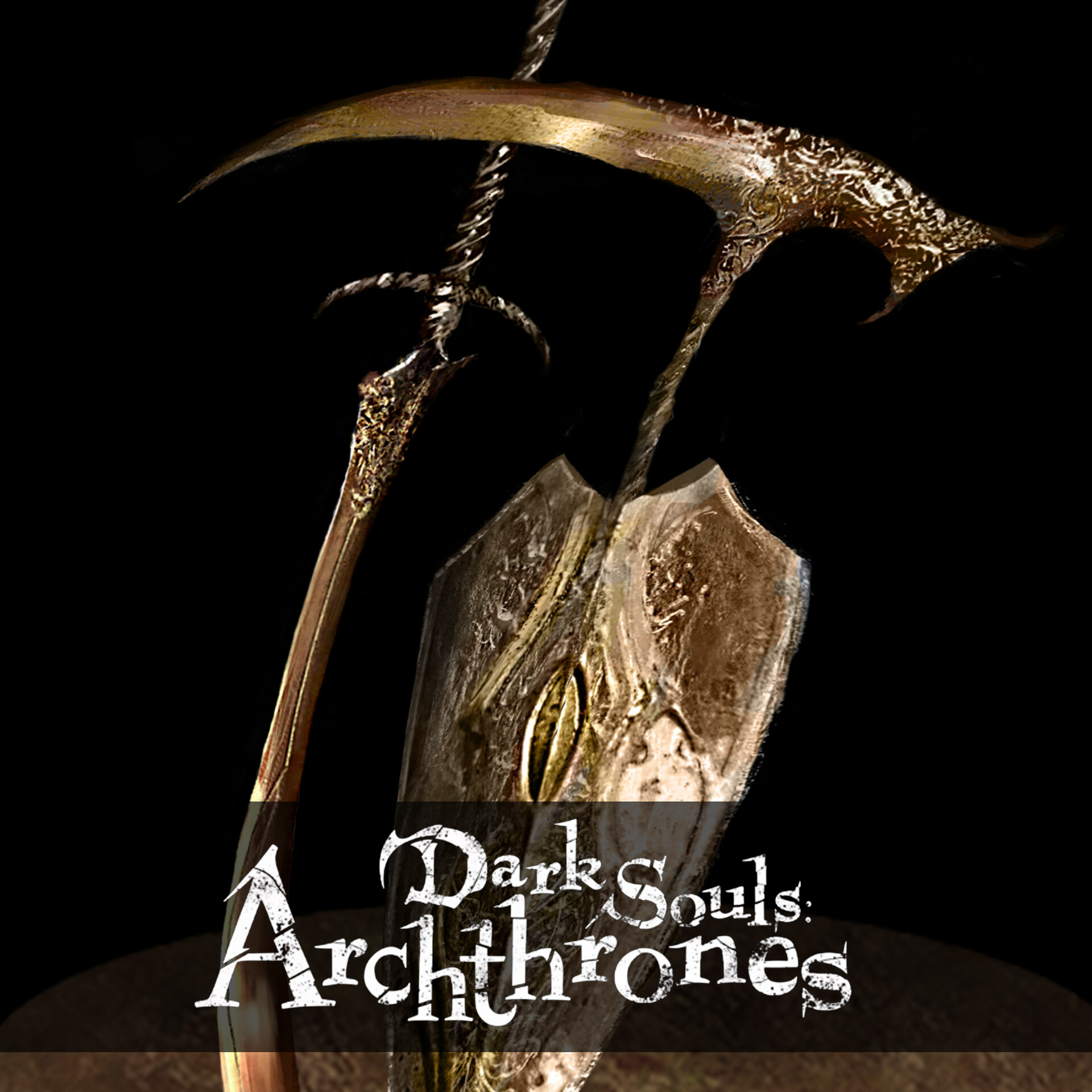 ArtStation - Dark Sun Knight Weapons_Concept Art [Archthrones Mod]