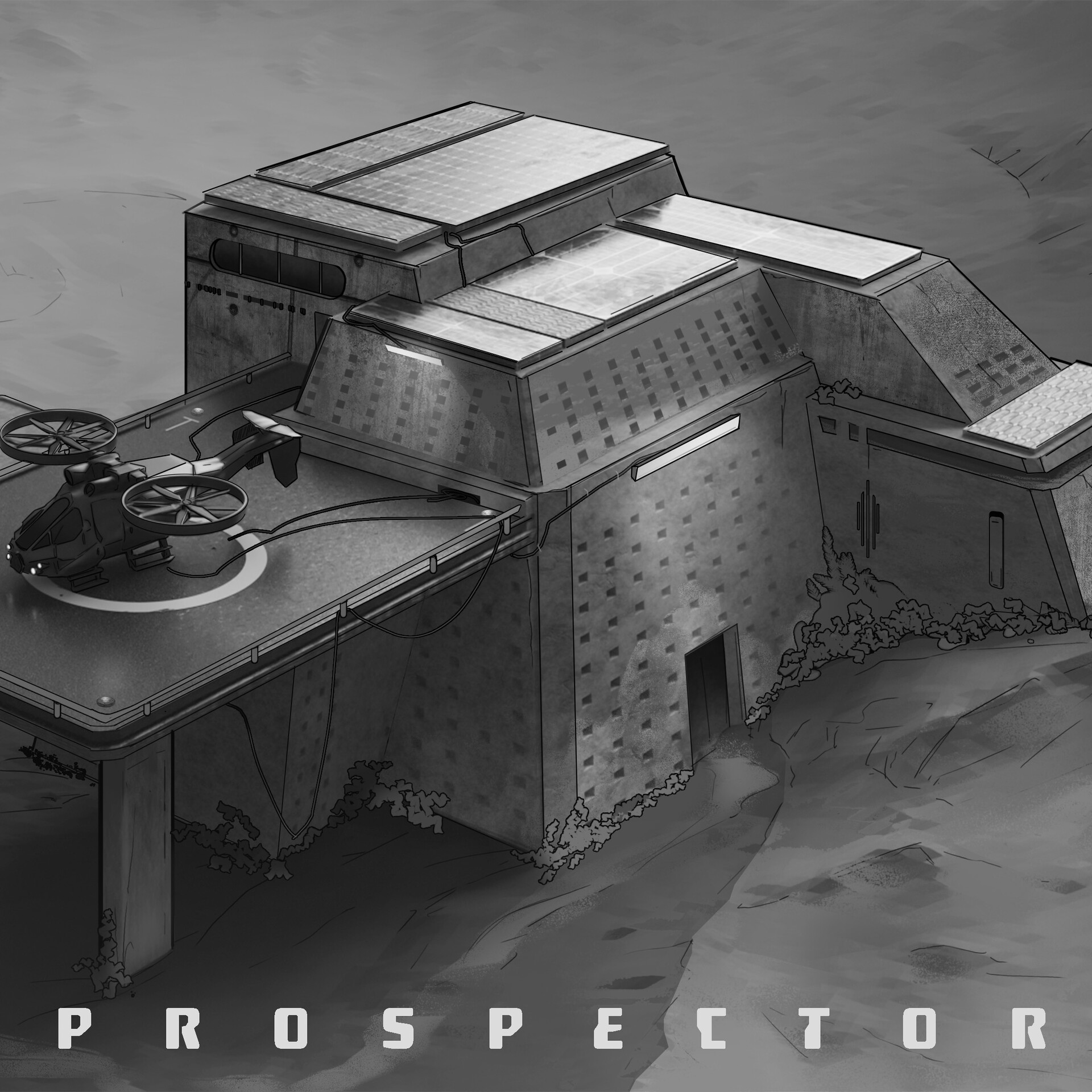 ArtStation - "Prospector" Off World Base - Exploratory Design