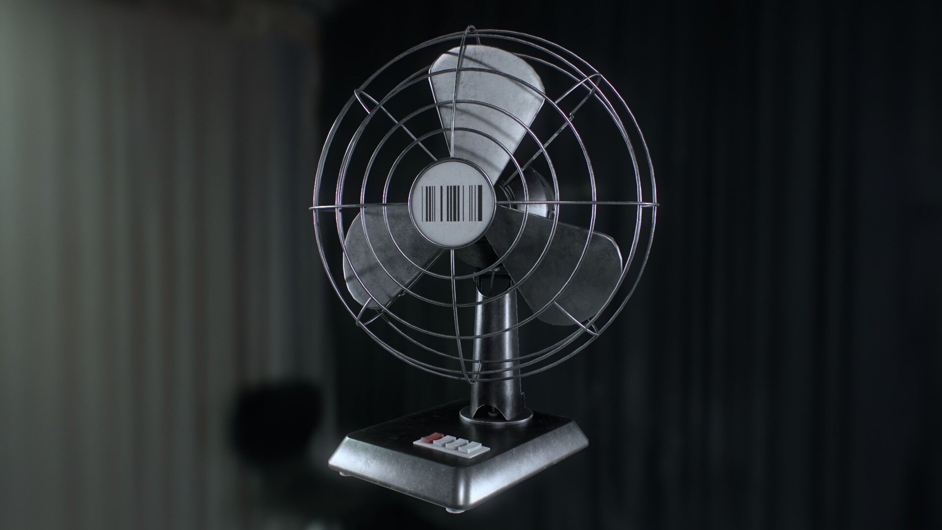 ArtStation - Office Desk Fan