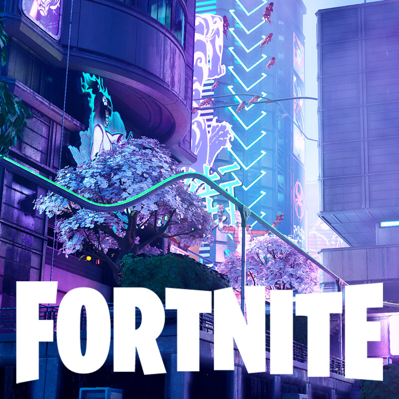 ArtStation - Fortnite - Mega City