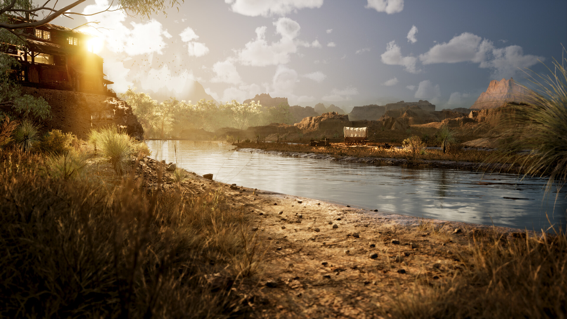 ArtStation - Cautious Crossing - UE5 Lighting Study