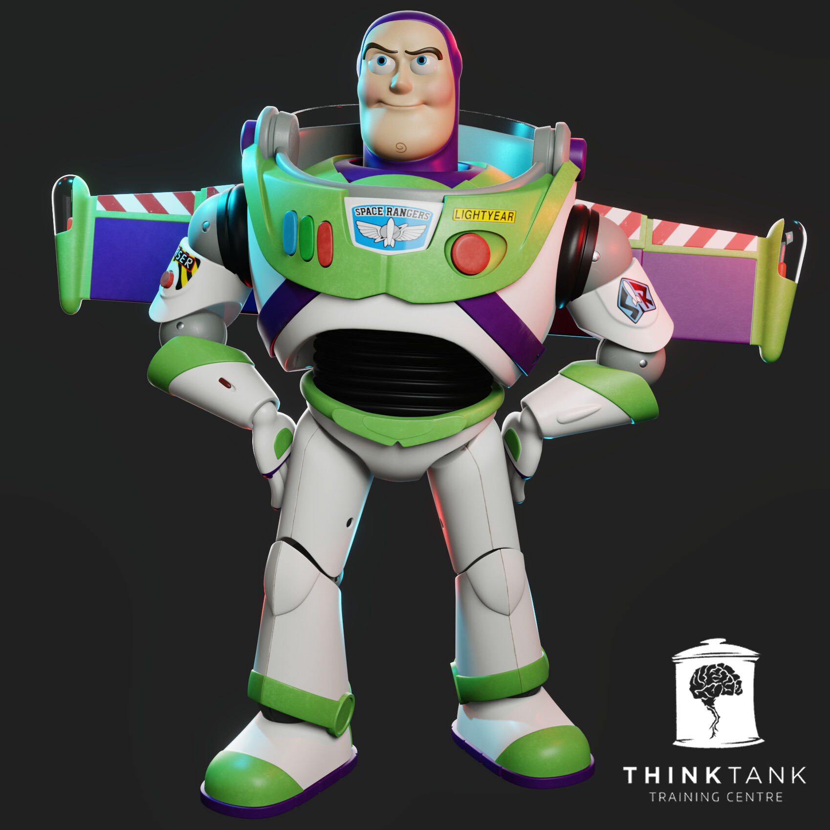 ArtStation - Buzz Lightyear - Foundation Term Final Project
