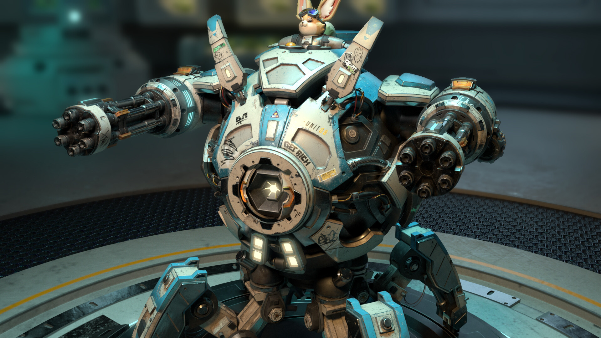 ArtStation - Overwatch Wrecking Ball(Fan Art) - Toth&Timoris