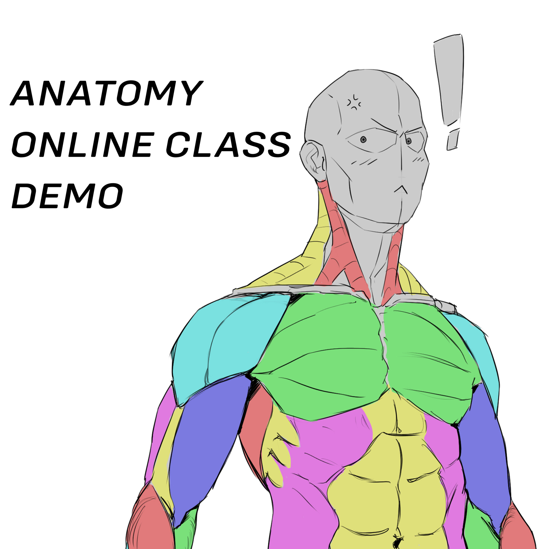 ArtStation - ANATOMY ONLINE CLASS DEMO