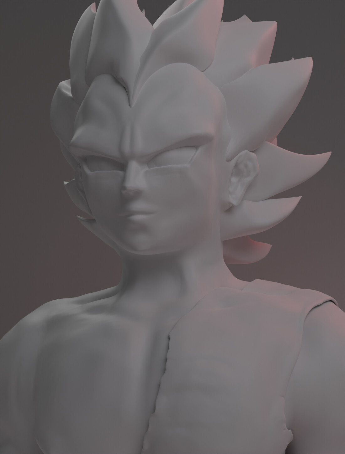 ArtStation - Vegeta Bust