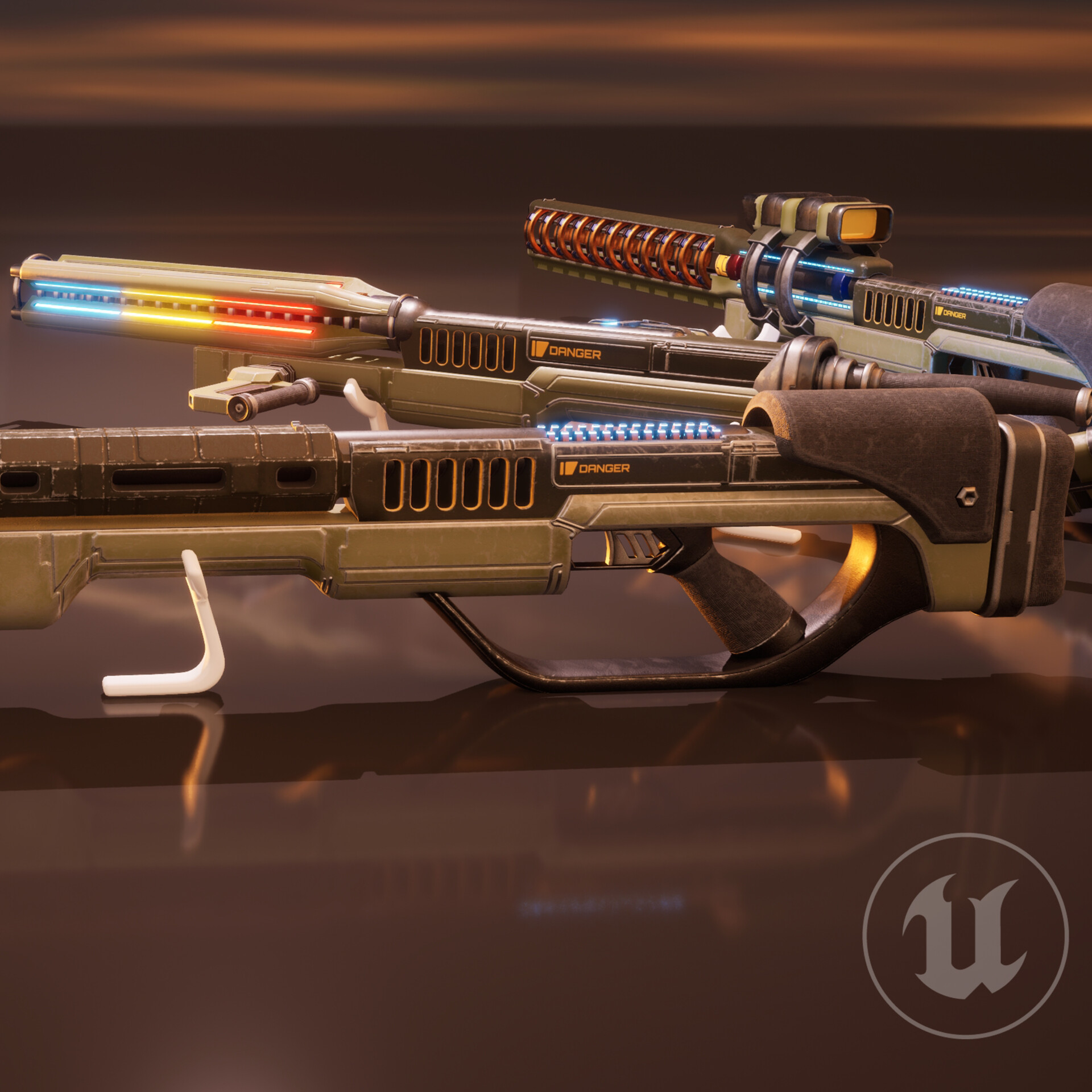 ArtStation - DOOM Eternal Fan Art: Energy Rifle